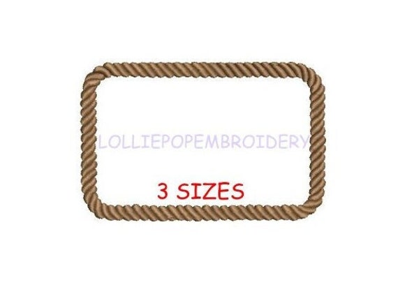 Instant Download Nautical Rope Border Machine Embroidery - Etsy