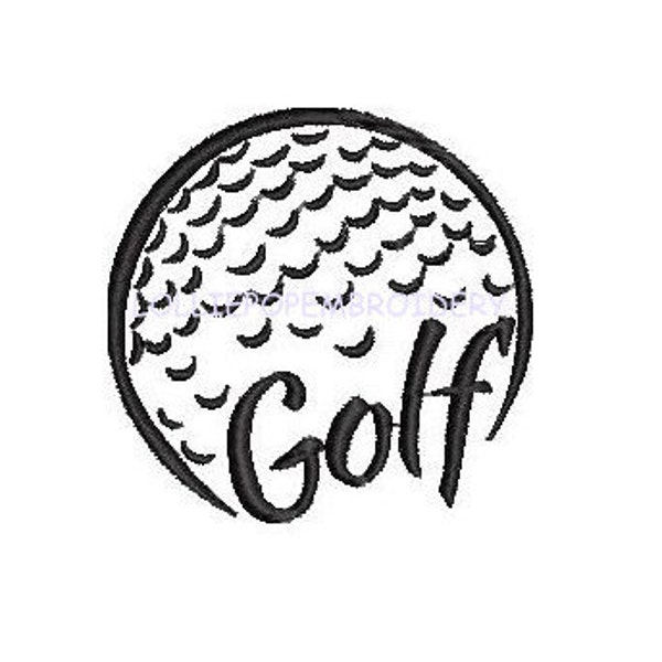 Golf Embroidery - Etsy