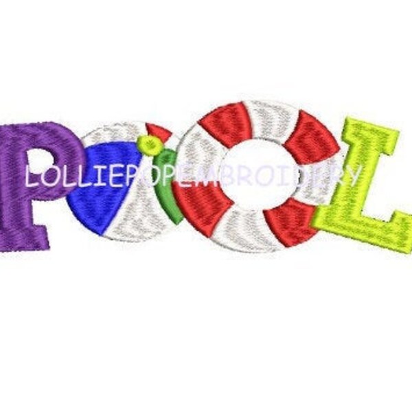 Swim Embroidery - Etsy