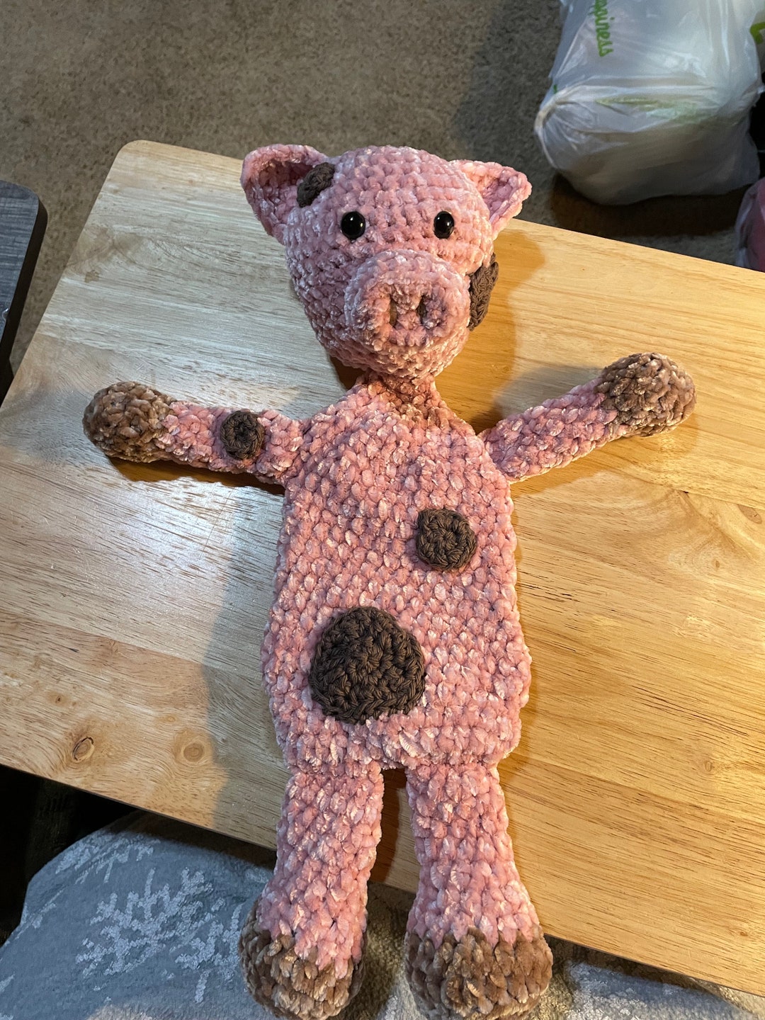 Pig Snuggie, Muddy Pink Pig, Baby Gift, Baby Shower Gift, Pig Lover ...