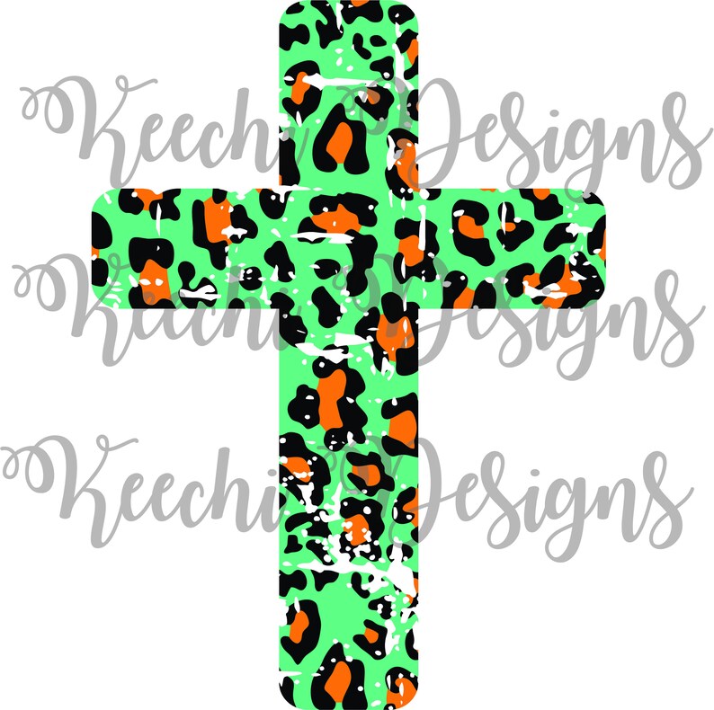 Leopard Cross - Etsy