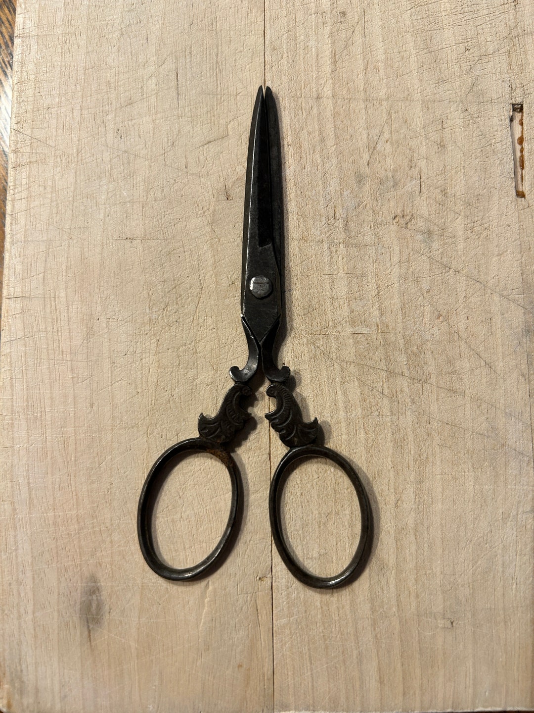 Antique Sewing Scissors With Fancy Handle Sewing Scissors Needlework ...