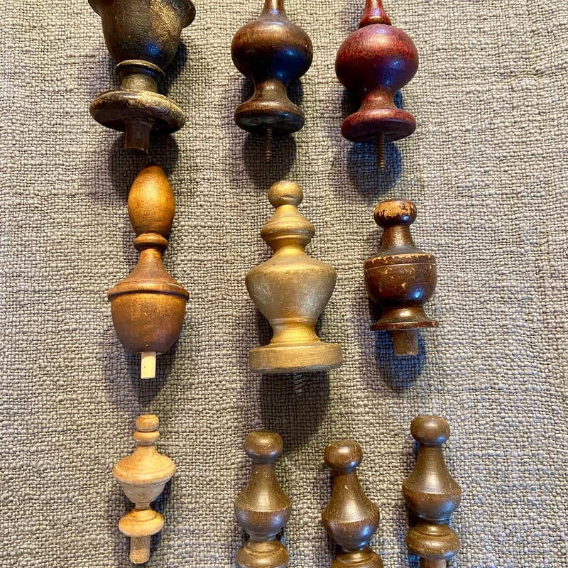 Wooden Finials - Etsy
