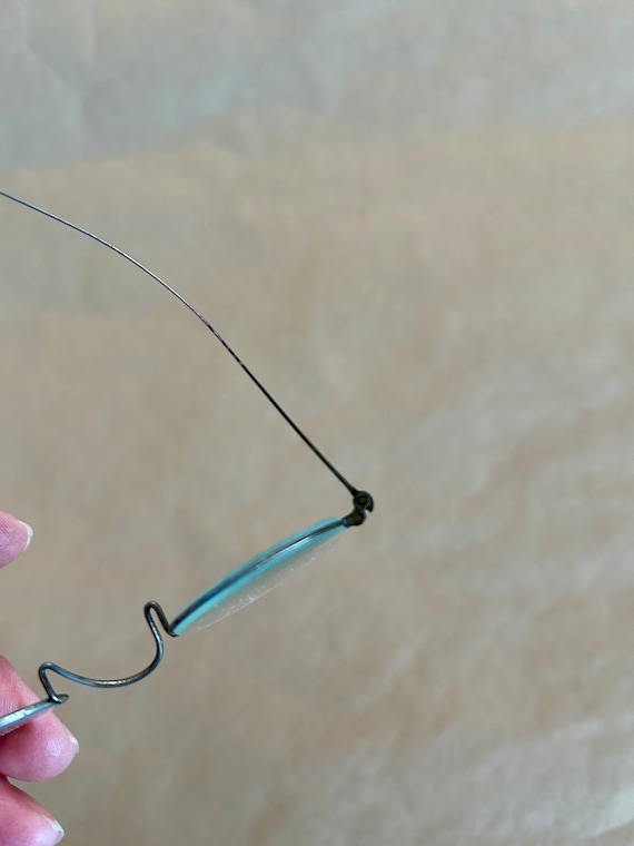 Antique American Eyeglasses- Wire Rim Eye Glasses- Vi… - Gem