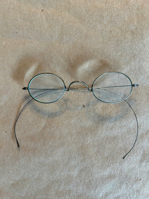 Antique American Eyeglasses- Wire Rim Eye Glasses- Vi… - Gem