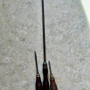 Group of 3 Unique Antique Screwdrivers - Clockmakers or Fine Work ...