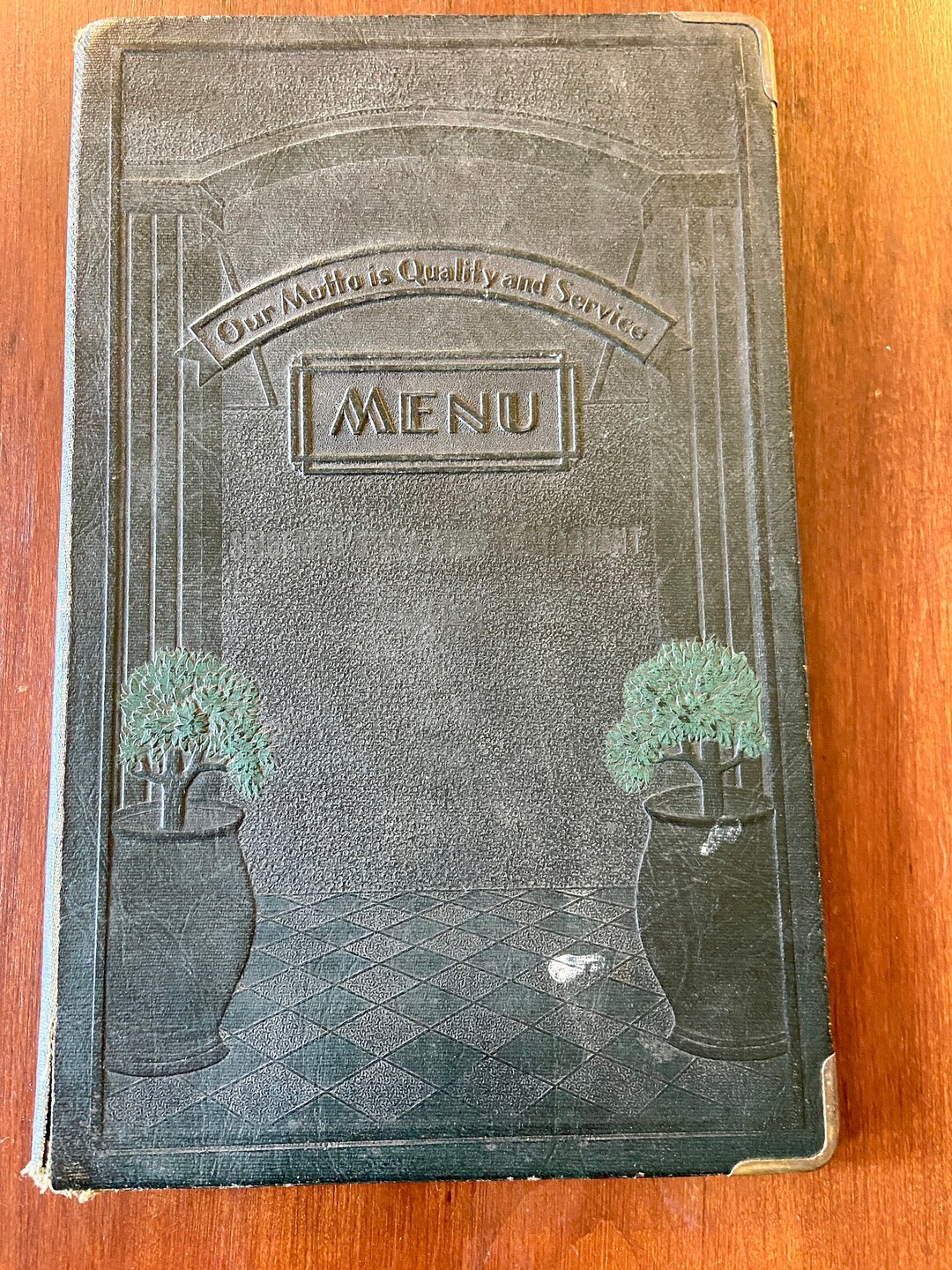 Vintage Menu Cover and Menu Fro Lancaster Coffee Company Vintage Menu ...