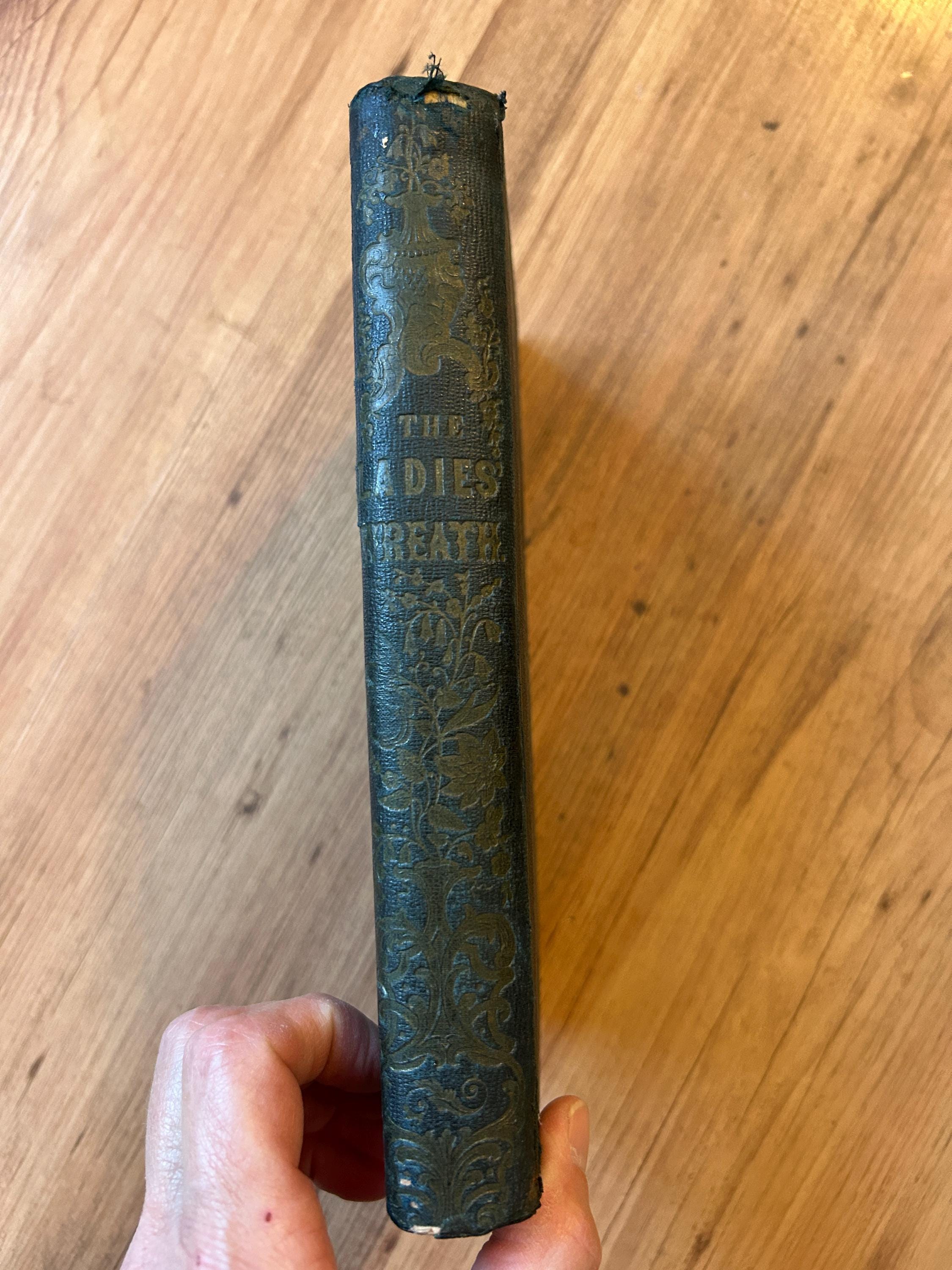 Antique 1852 Ladies Wreath Book - Edited by Helen Irving - J.M ...
