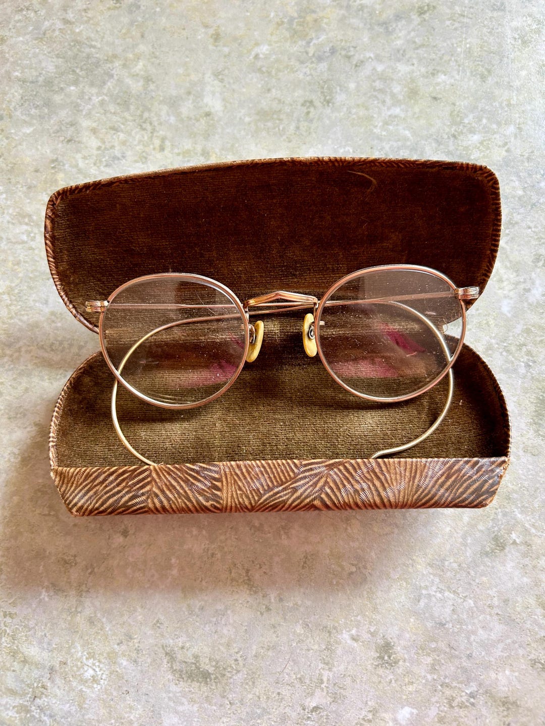 Vintage HIB Gold-tone Eyeglasses - Vintage Eye Glasses - Mid-century ...