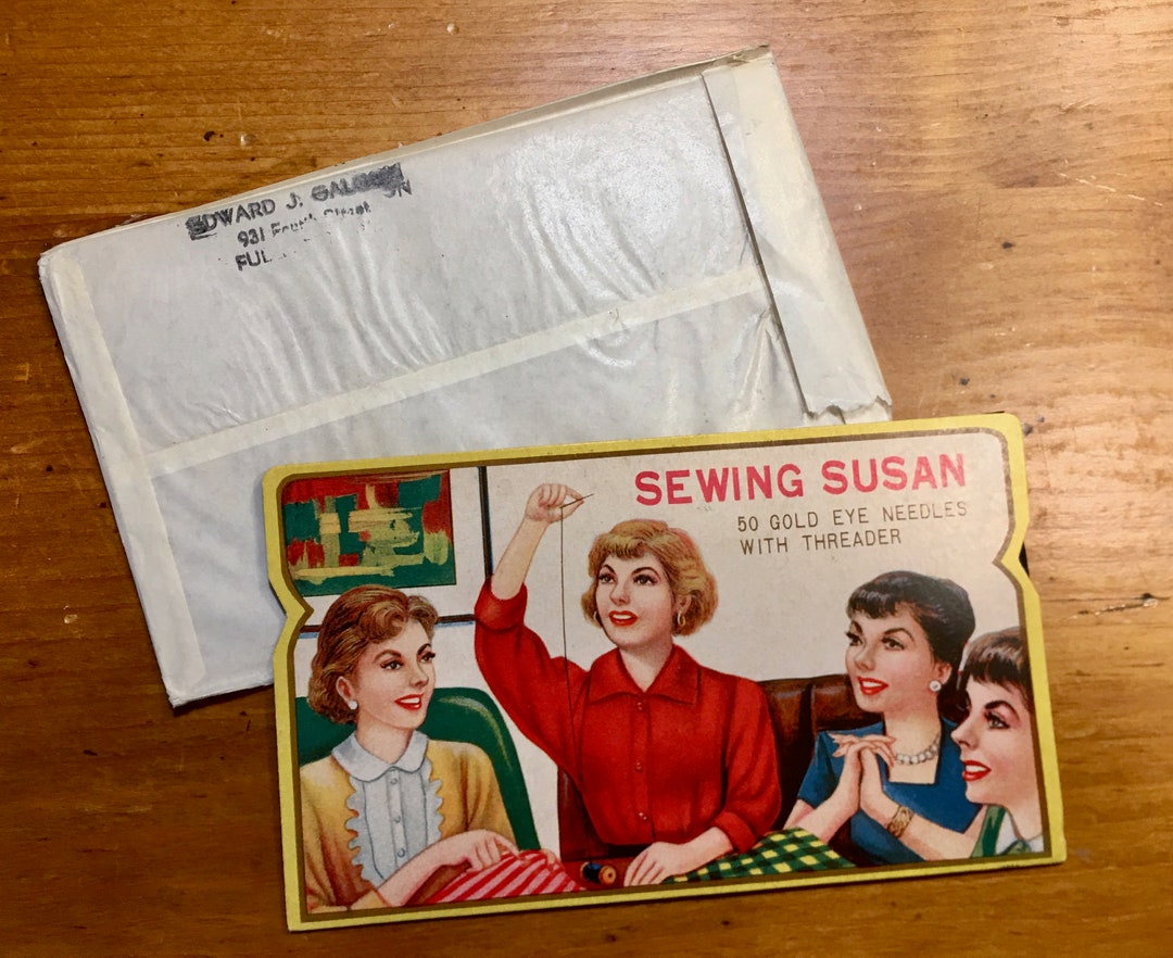 Vintage Sewing Susan Store Stock Pack Sewing Needles in Original ...