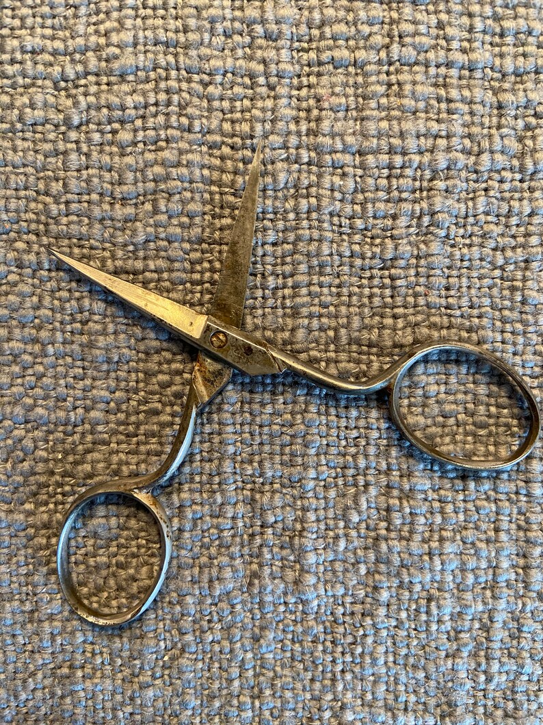 Antique Crown Cutlery Scissors Needlework Scissors Sewing - Etsy