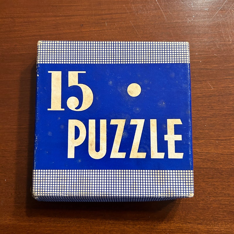 Vintage Sliding Puzzle - Etsy