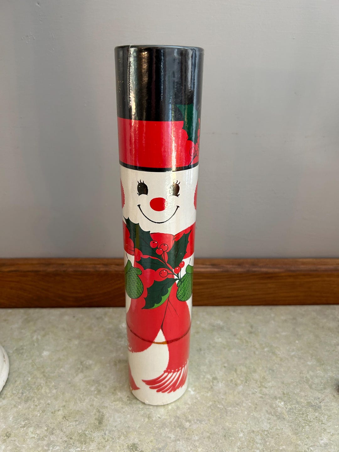 Vintage Oversized Hallmark Fireplace Matches Tube- Long Matchstick Tube ...