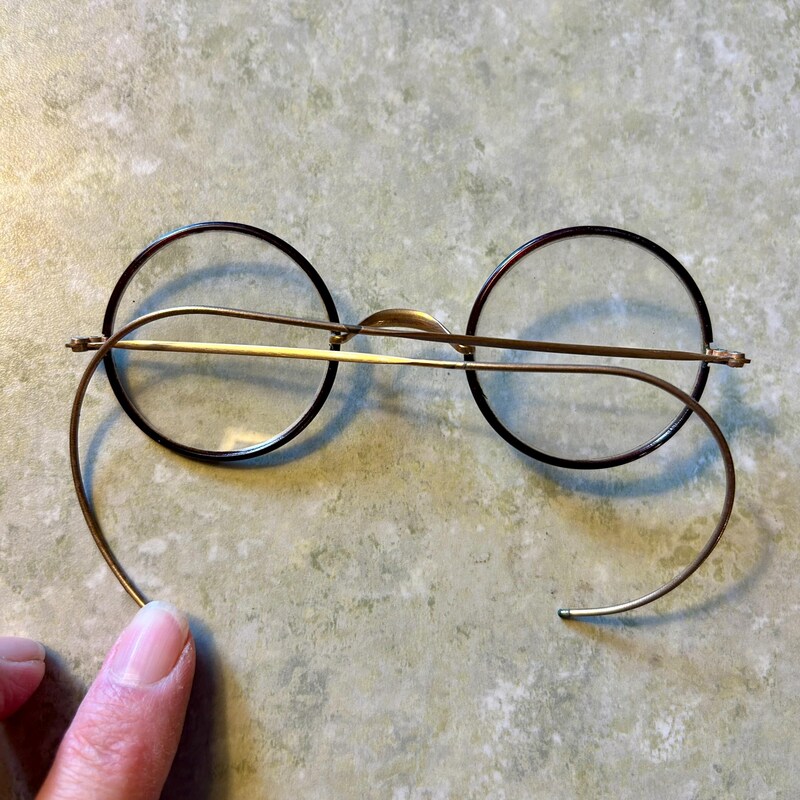 Vintage Round Glasses - Etsy