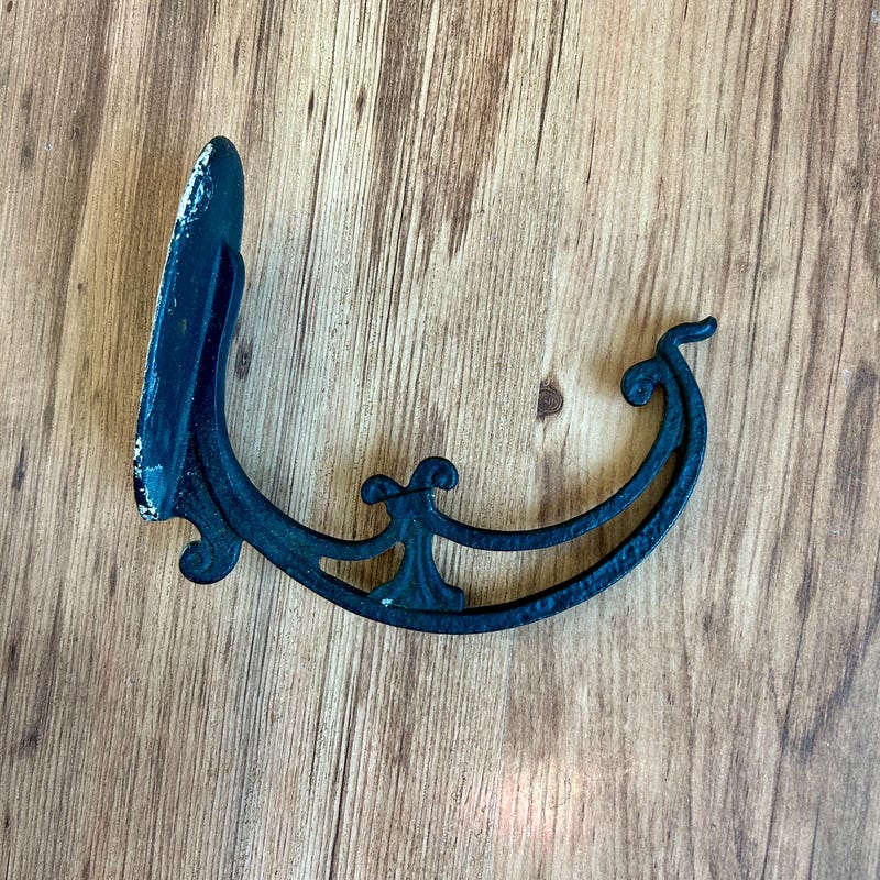 Vintage Cast Iron Wall Hanger - Etsy