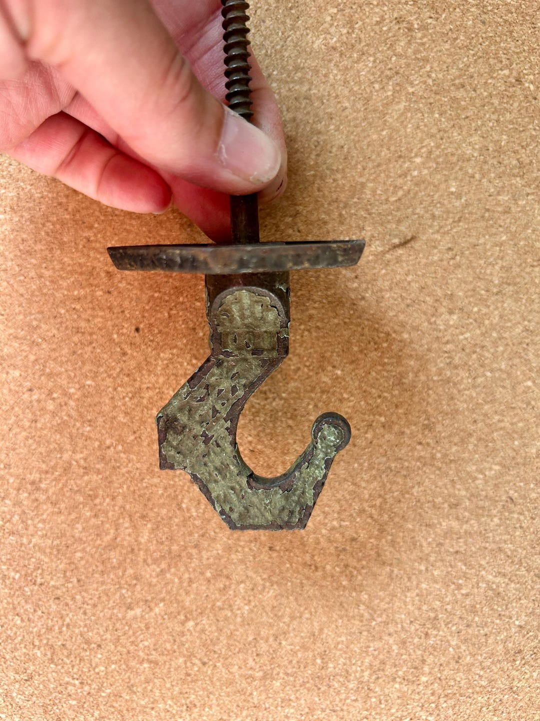 Antique Ceiling Hook for Plant or Light- Vintage Hardware - Primitive ...