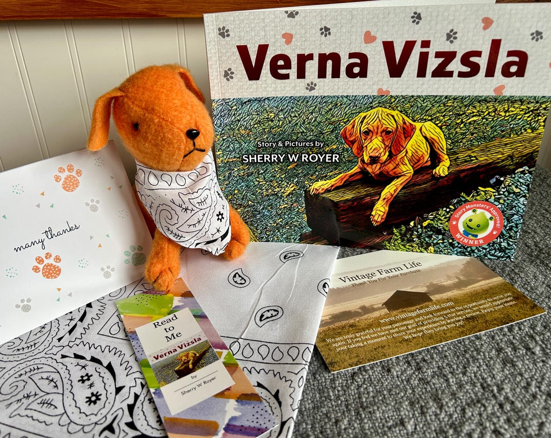 Verna Vizsla Signed Children's Book Gift Bundle - Personalized by ...