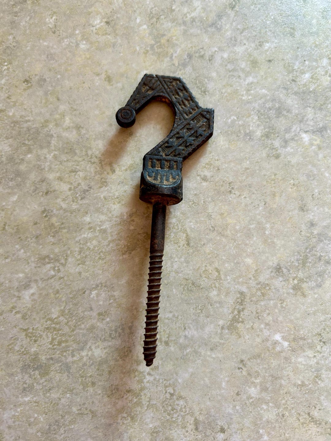 Antique Ceiling Hook for Plant or Light Vintage Hardware Primitive Hook ...