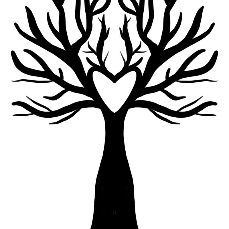 Thumbprint Tree - Etsy