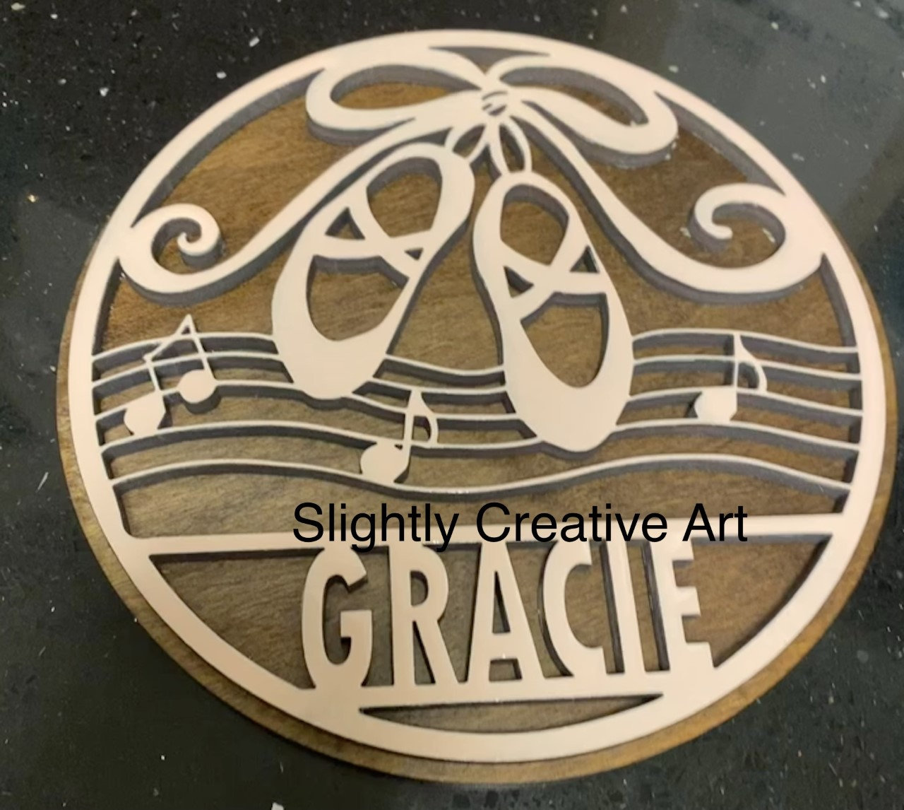 Ballet Dance SVG Name *digital File* Personalized Sign Cut Laser Cricut ...