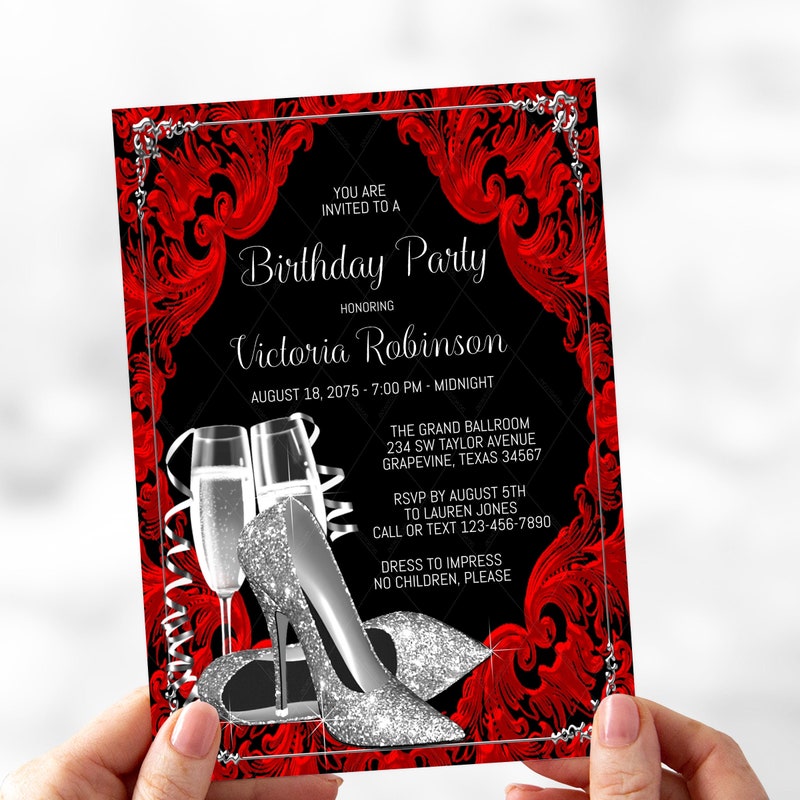 Shoe Invitations - Etsy