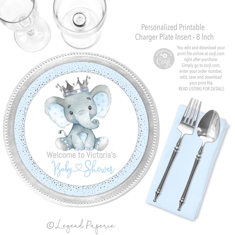 Elephant Plate - Etsy