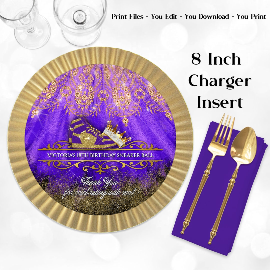 Sneaker Ball Charger Inserts, Sneaker Ball Charger Plate Inserts ...