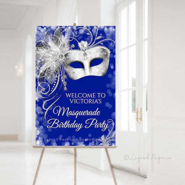 Masquerade Party Sign Svg Template - Etsy