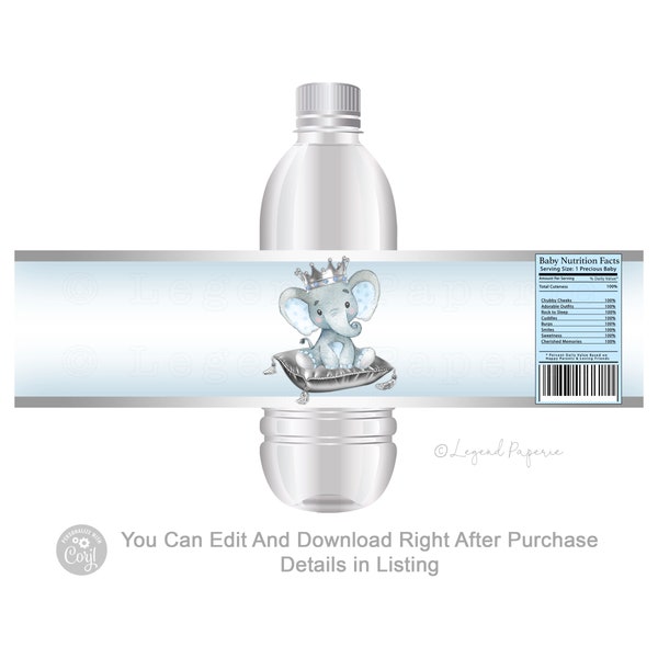 Elephant Labels - Etsy