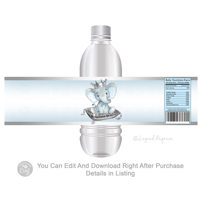 Elephant Labels - Etsy