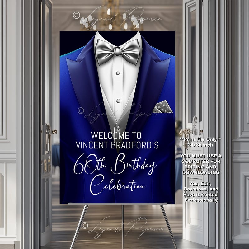 Welcome Sign Tuxedo - Etsy