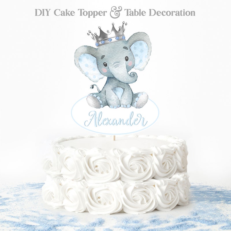 Elephant Cake Topper - Etsy