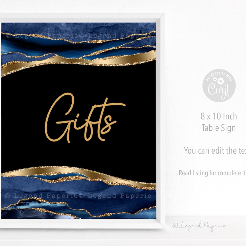 Gifts Table Sign - 60+ Gift Ideas for 2025