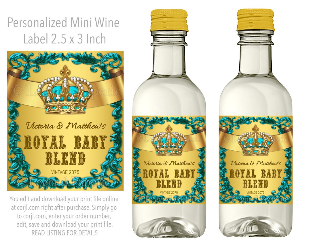 Prince Wine Bottle Labels,prince Mini Wine Bottle Labels,prince Baby ...