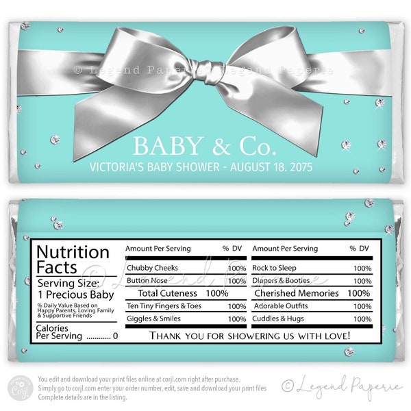 Tiffanys Candy Bar - Etsy
