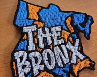 CUSTOM NAME the Bronx Borough Embroidery Patch - Etsy