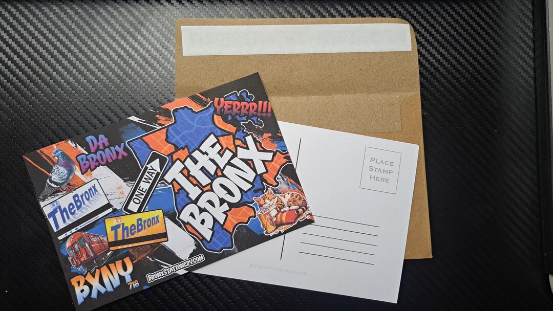 Set of 5 - the Bronx Icons Postcards - Etsy