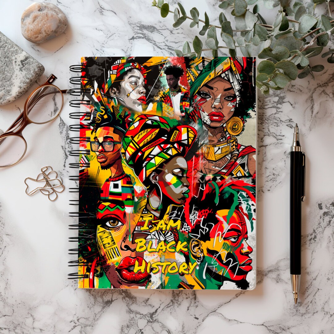 Black History Month-inspired Spiral Notebook Planner - Etsy