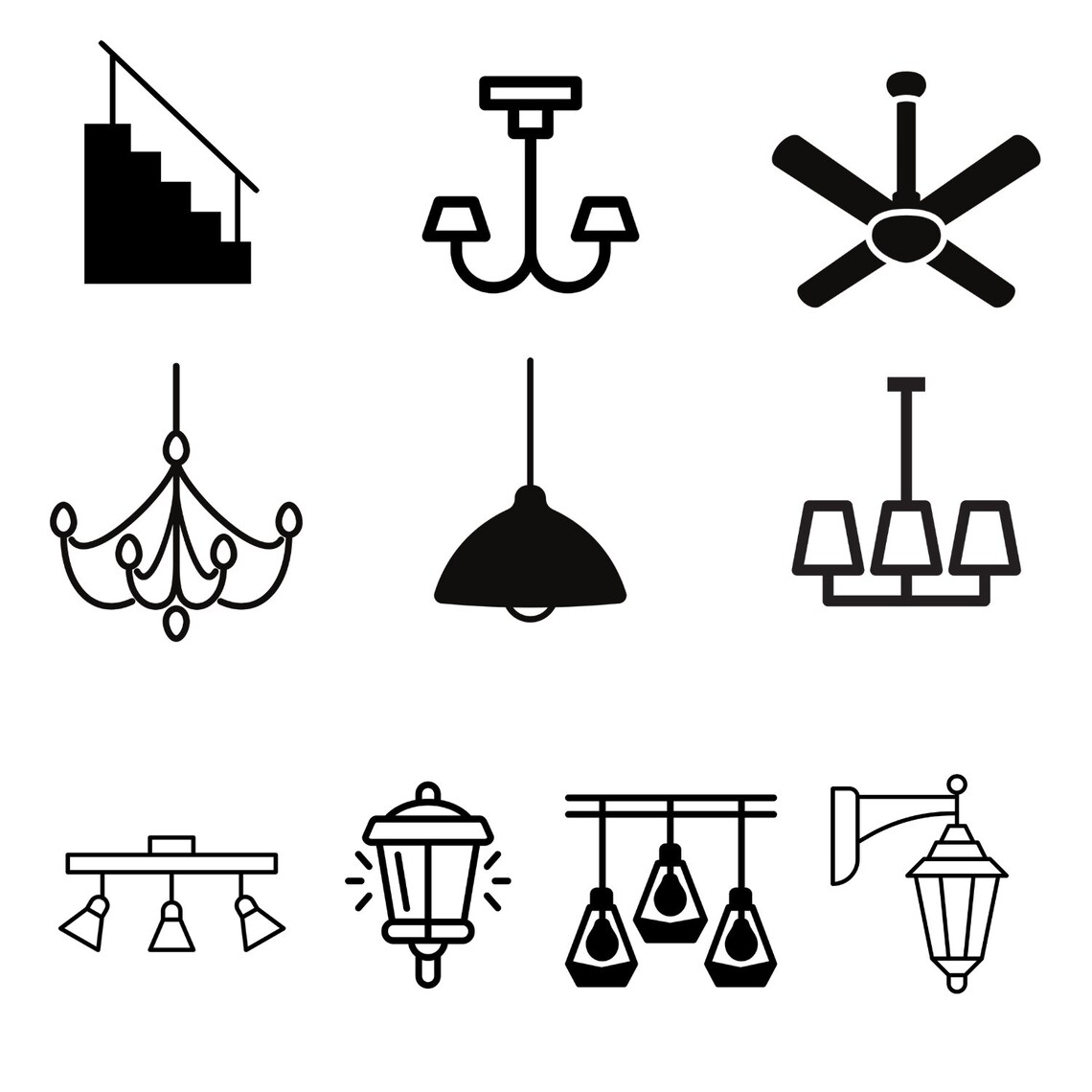 Light Switch Labels | Light Switch Decals | Fan Label | Light Fixture ...