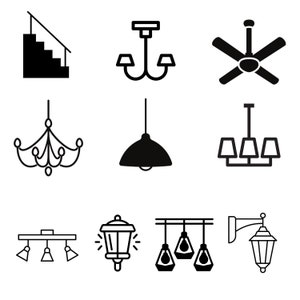 Light Switch Labels | Light Switch Decals | Fan Label | Light Fixture ...