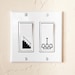 Light Switch Labels | Light Switch Decals | Fan Label | Light Fixture ...