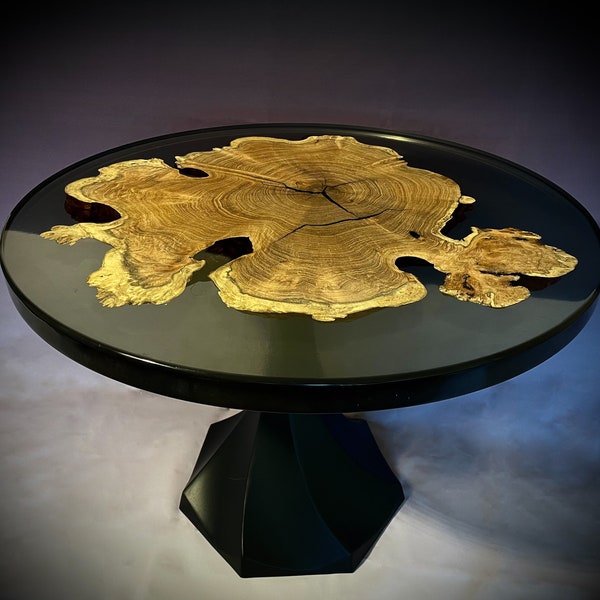 Burl Wood Table - Etsy
