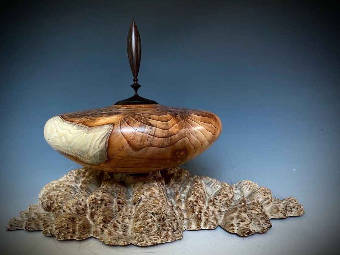 English Yew Hollow Form Vessel - Etsy