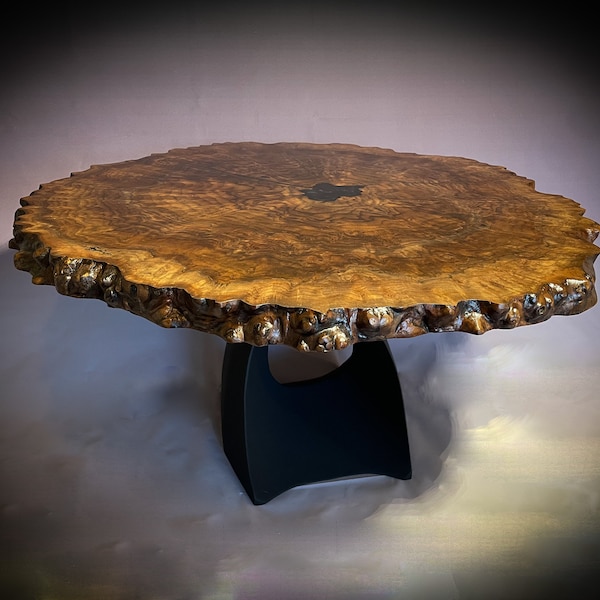 Burl Wood Table - Etsy