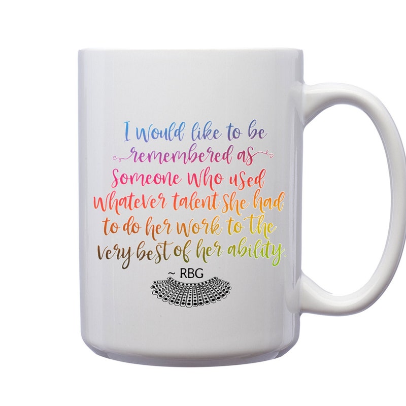 Notorious Rbg Mug - Etsy