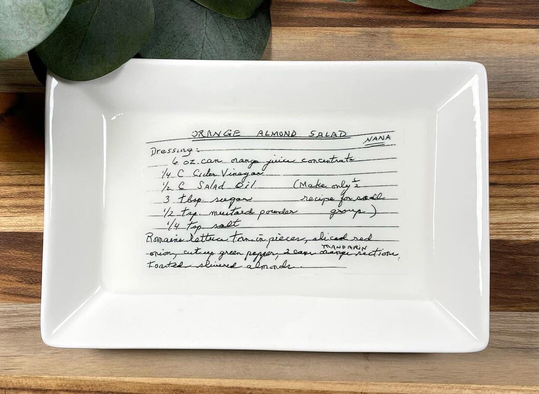 Personalized Dishes Small | Full Color | Food Safe, Waterproof ...