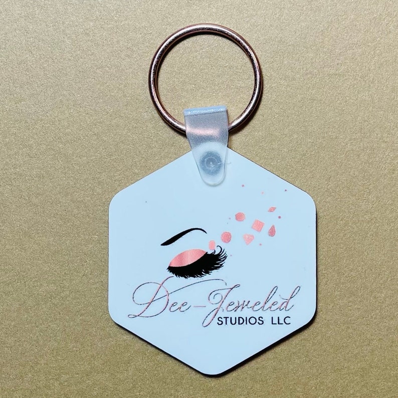 Custom QR Code Keychain | Personalized Business, Photo, Spotify - Etsy