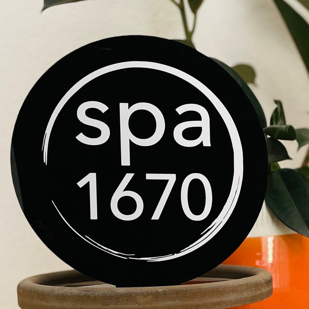 Custom Acrylic Business Sign | Logo Sign | Salon Sign | Countertop Sign ...