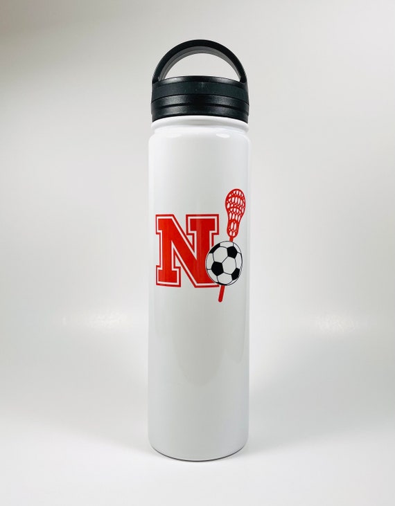 High School Logo Water Bottle Flask Personalized Water | Etsy