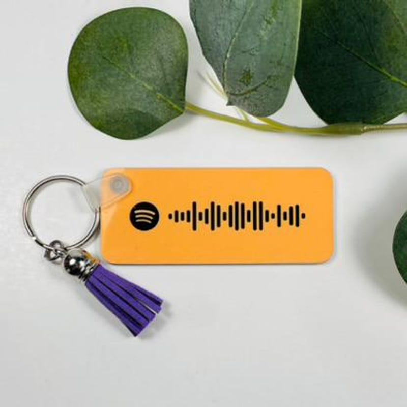 Qr Code Keychain - Etsy